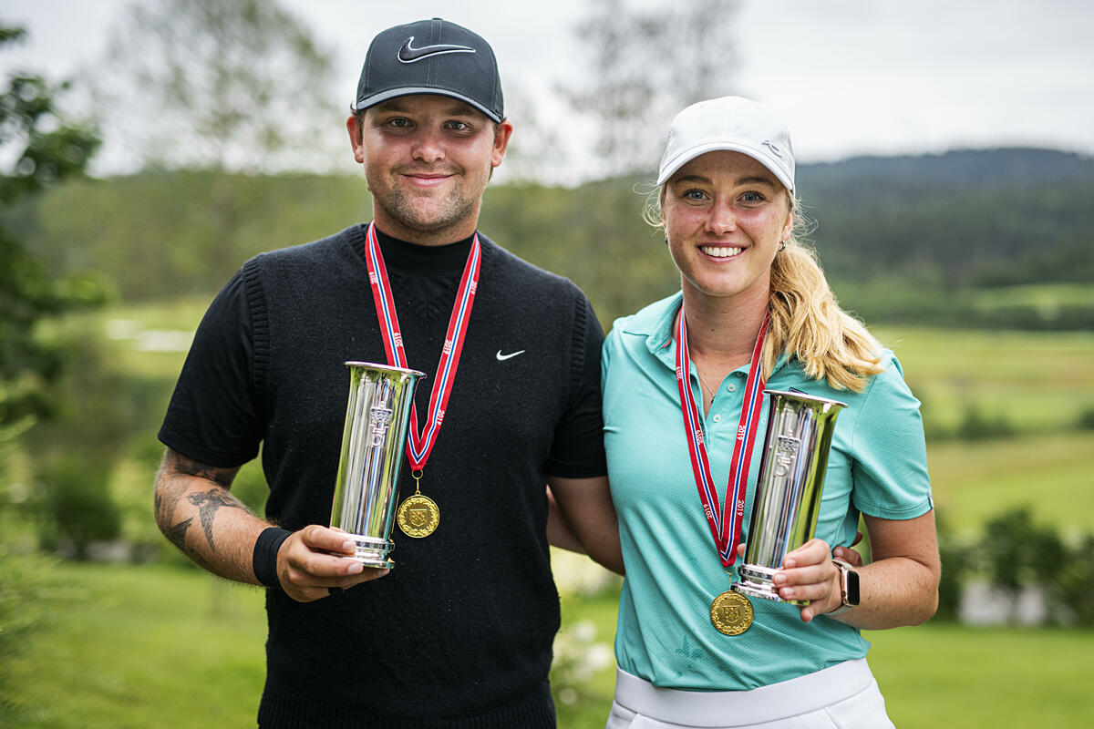 Norgesmesterskap i golf: Dorthea Forbrigd og Kevin André Wright ...